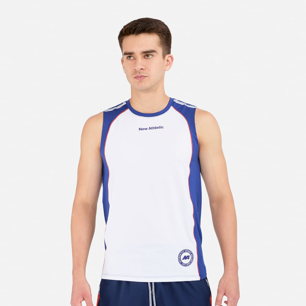 Bvd New Athletic Fredo Blanco Con Azul Hombre